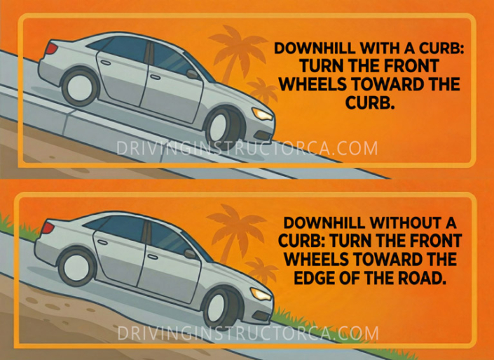 Parking Rules in California – Curb Colors, Hills & DMV Traps